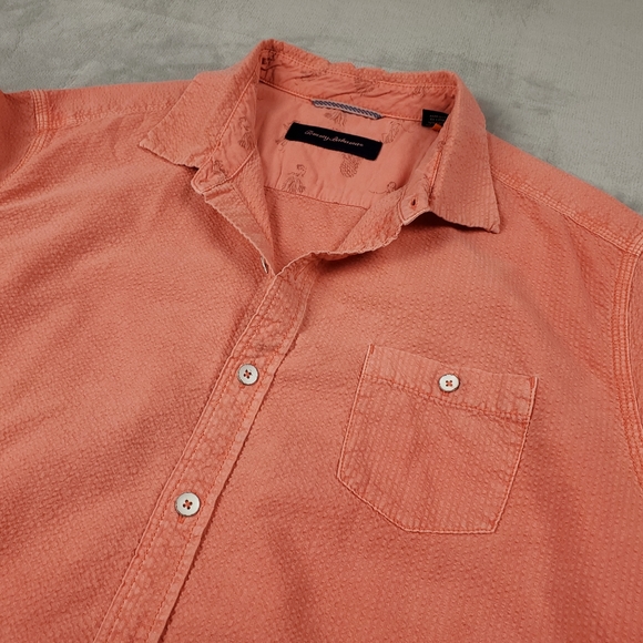 Tommy Bahama | Shirts | Tommy Bahama Seersucker Shirt Mens Large Relax ...